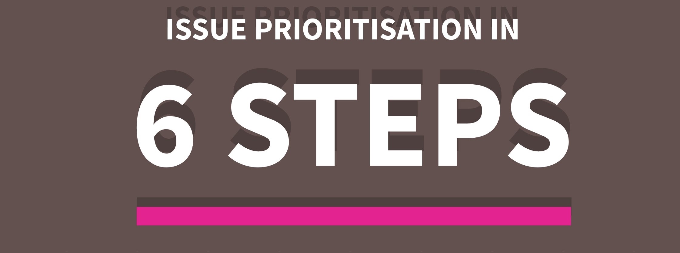 Community Development: Issues and Needs Prioritization